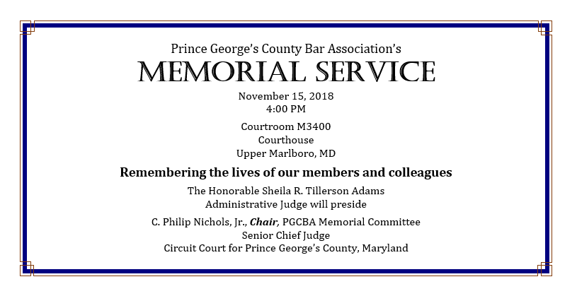 Prince George's County Bar Association